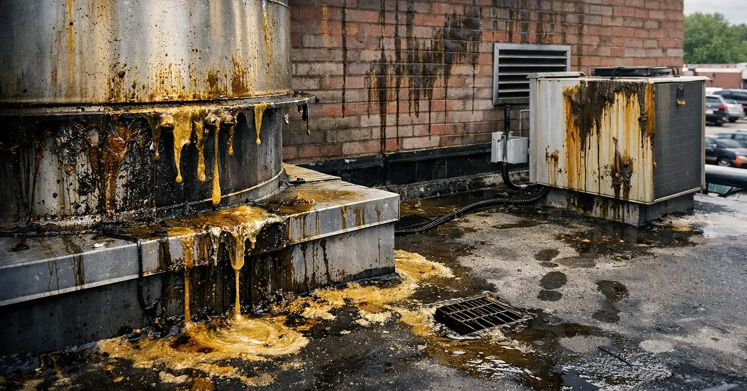 How Grease Spreads Outside Kitchen Exhaust Systems | Hoods Kitchen Exhaust
